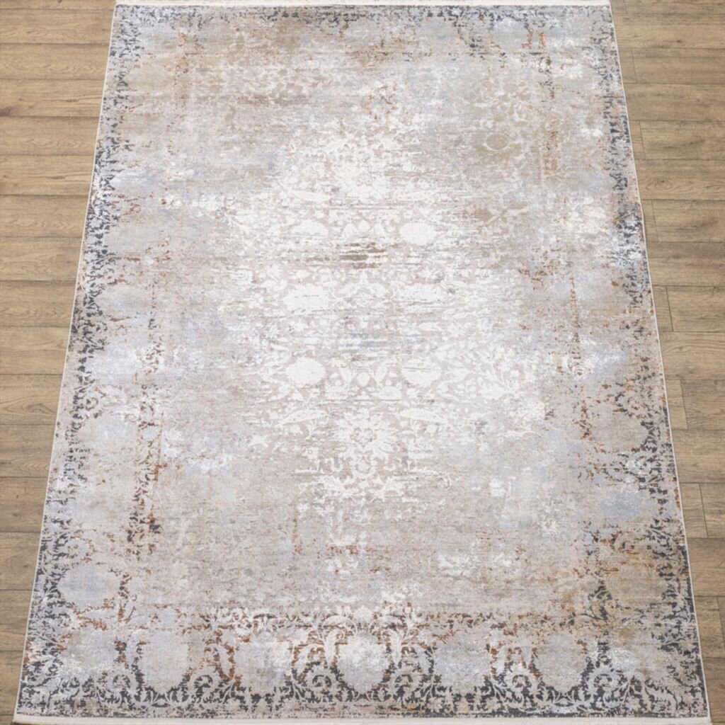 Ковер Турецкий Passage дизайн MC57C цвет CREAM / D_GRAY 0.8x1.5м