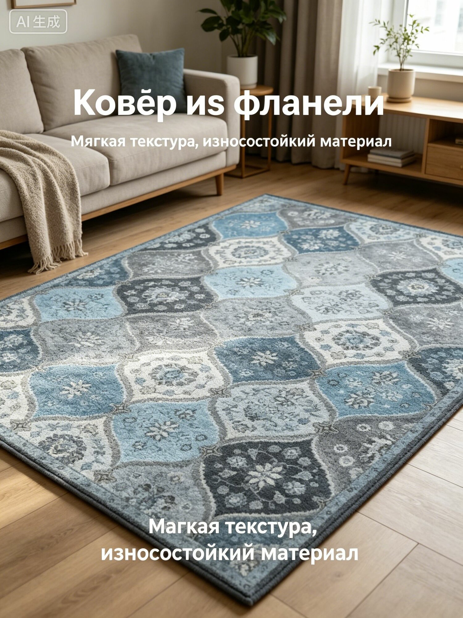 Ковер 180x120 см