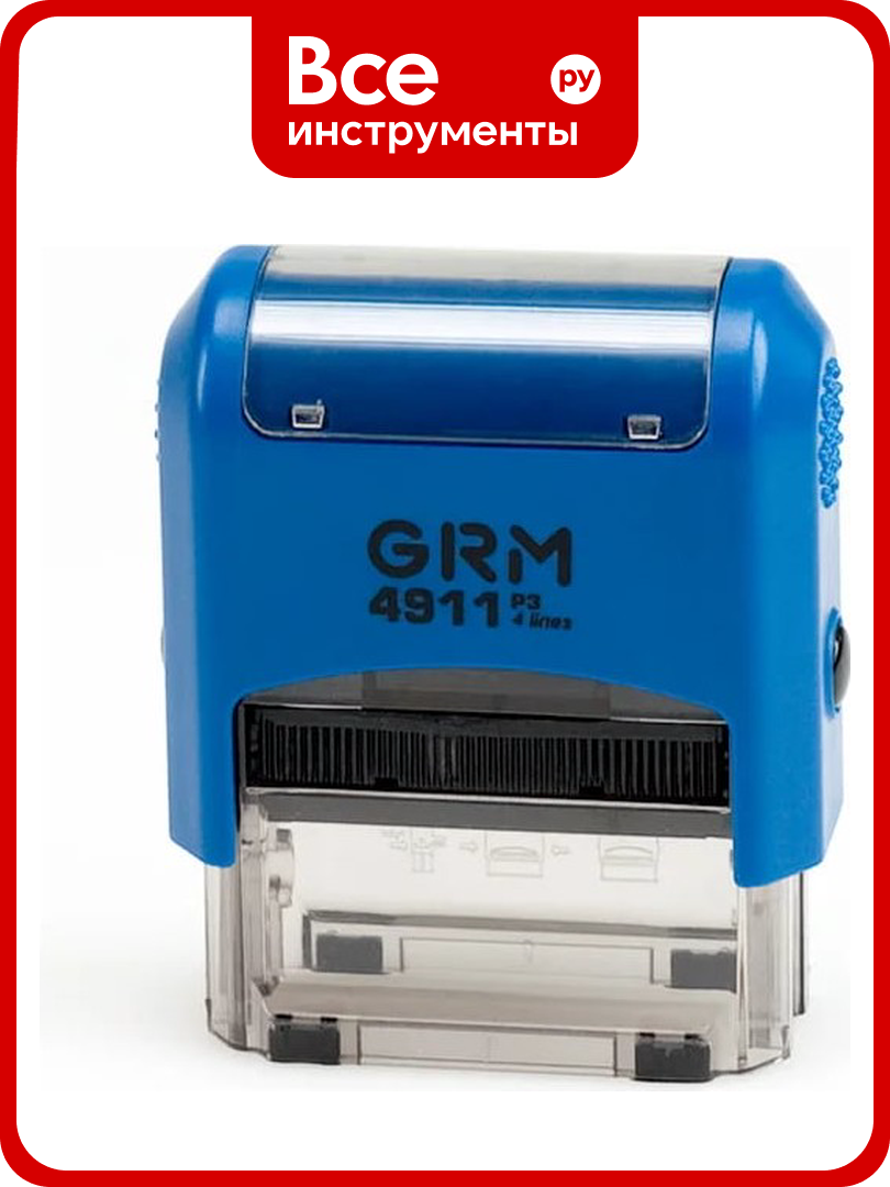 Стандартный штамп GRM 4911 p3 3.93 одобрено (рамка) 110491300-393