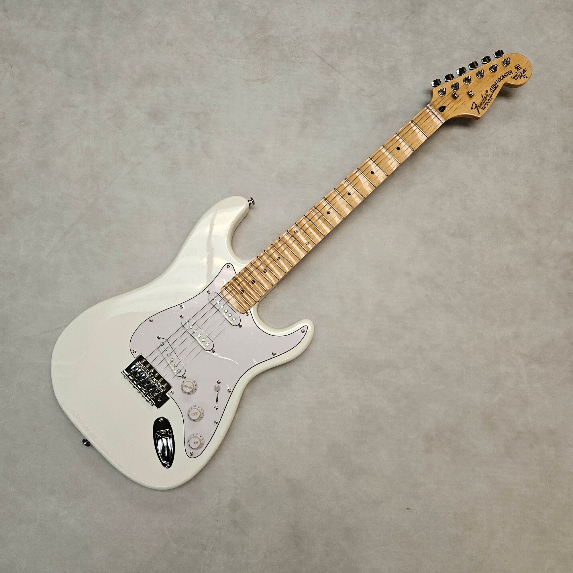 Гриф Stratocaster, белый, винтаж, клен, SSS, тремоло, кастомный