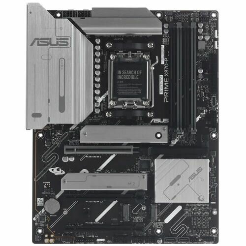 Материнская плата ASUS PRIME X870-P - AM5, AMD X870, 4xDDR5-5200 МГц, 1xPCI-Ex16, 4xM.2, ATX