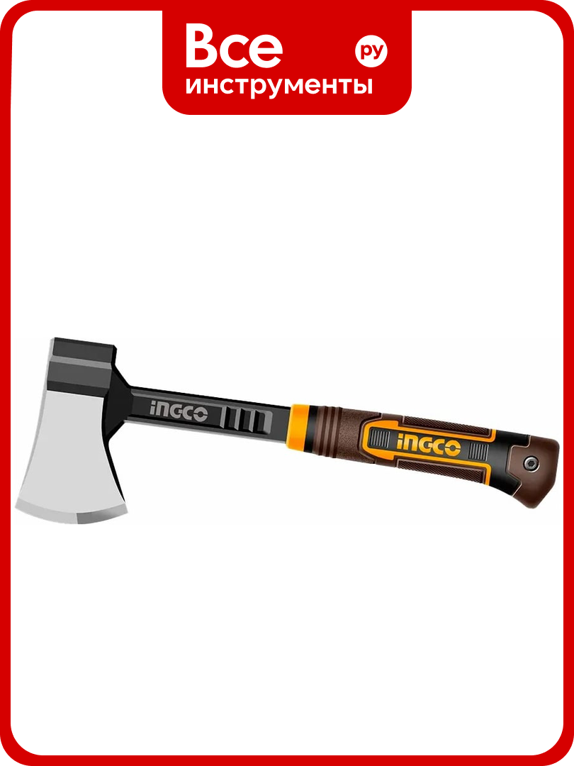Топор цельнометаллический INGCO 600 г INDUSTRIAL HAX081600L