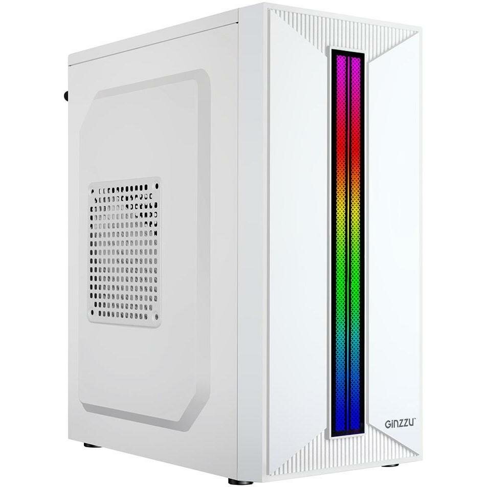 Корпус mATX Ginzzu B380 2*USB 2.0, AU RGB