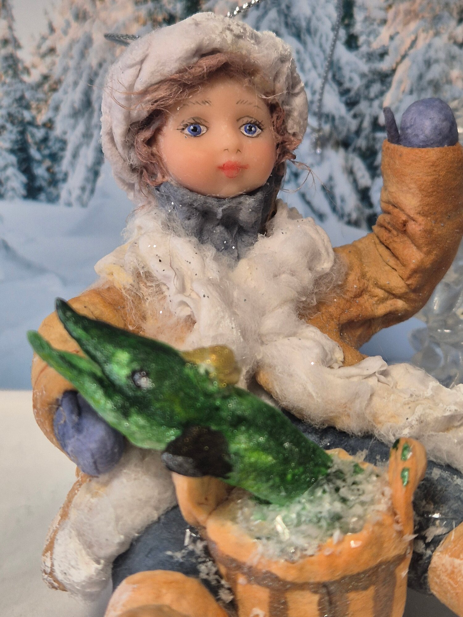 Ёлочная игрушка Affavatta. Емеля, ручная роспись, 12 см