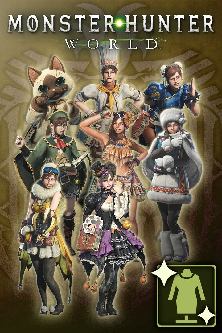 Дополнение Monster Hunter: World - Complete Handler Costume Pack — Xbox Series X|S, Xbox One — Цифровая версия