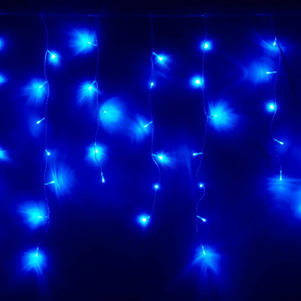 Гирлянда светодиодная бахрома голубой 200LED(4,5x0,7м) IP65 SW-XMAXOut-0011, 1823898