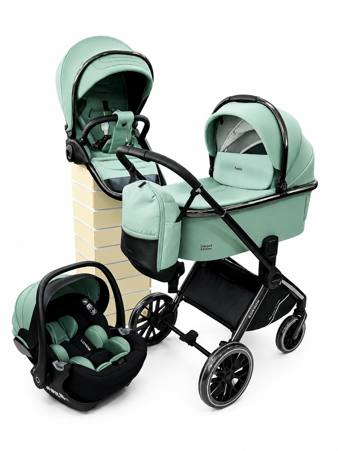 Детская коляска 3 в 1 LUXMOM 777, Новинка 2026