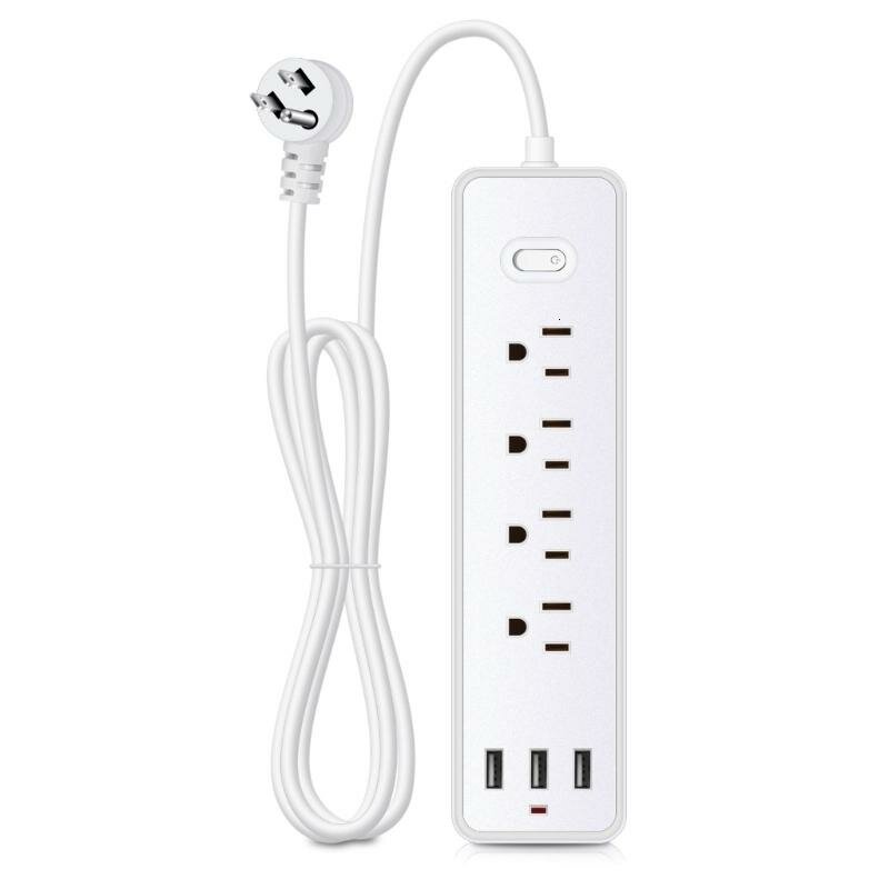 Сетевой фильтр с USB-портами, Белый