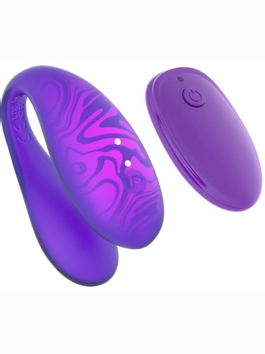 Парный вибратор Amovibe TWIN+, Purple с пультом ДУ, CONNECT APP