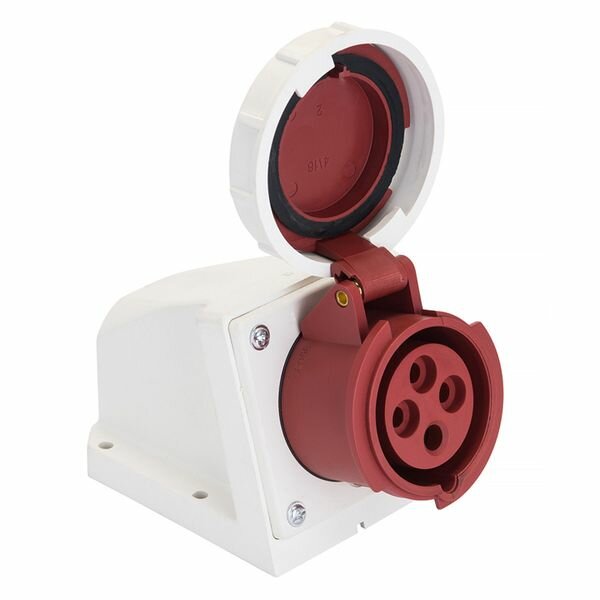 Розетка стационарная наружная 1242 3Р+РЕ 32А 380В IP67 PROxima ps-1242-32-380 EKF
