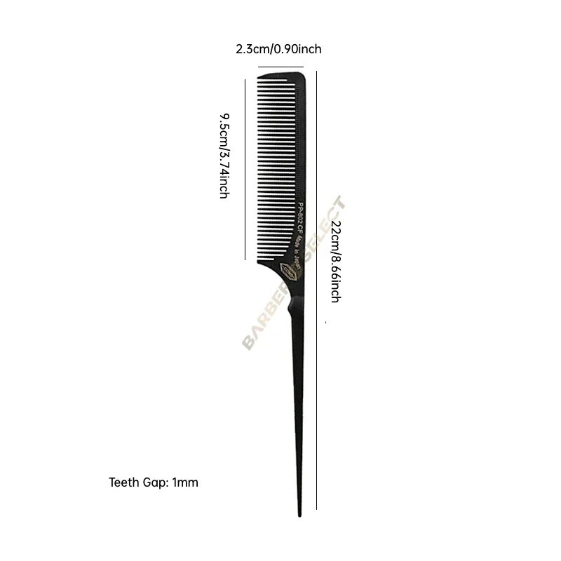 Расческа из углеродного волокна Barber Shave 18CS5301A PP-802