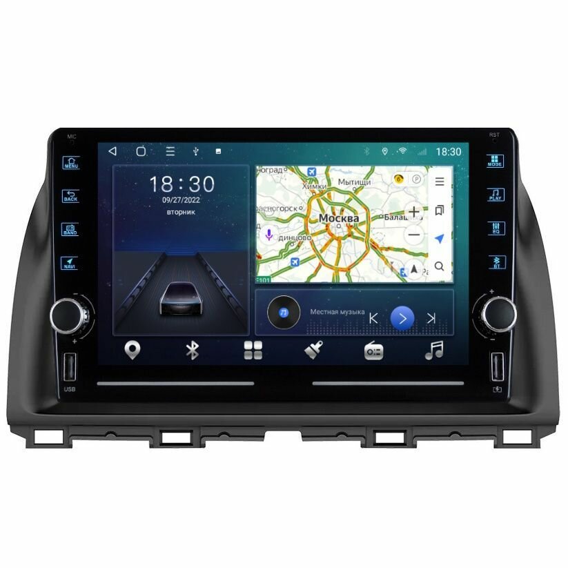 Магнитола R320 Mazda CX-5 2011-2016 - Android 12 - Процессор 8 ядерный - Память 4+64Gb - CarPlay - QLED - DSP 36 полос - 4G(Sim)
