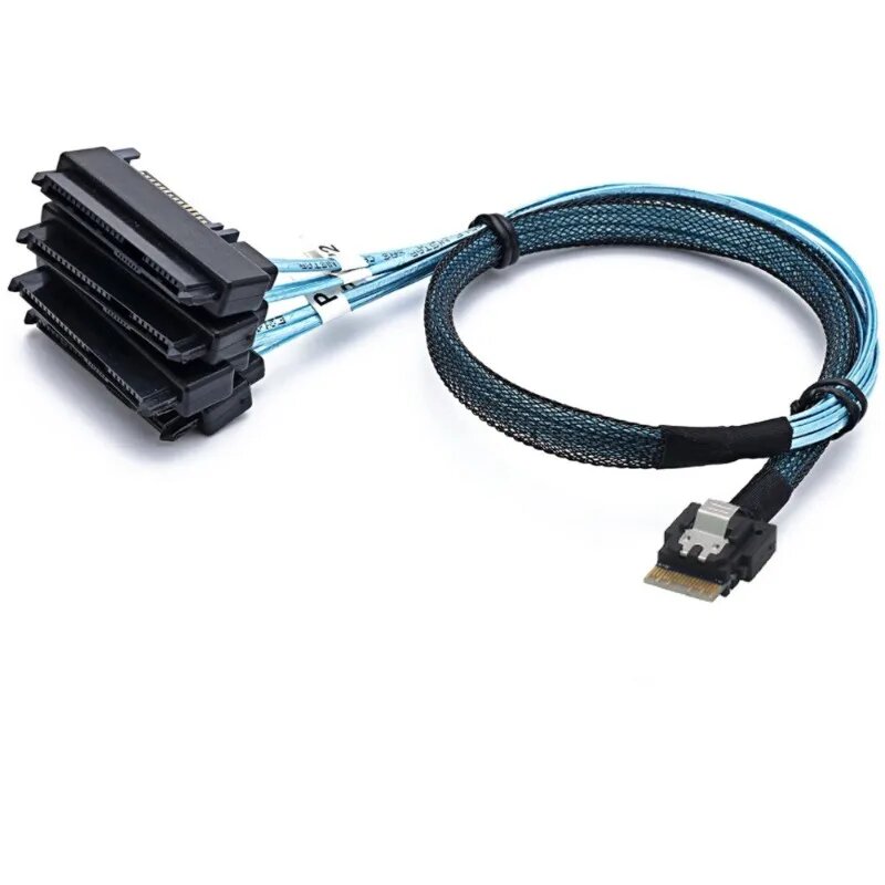 PCI-E Ultraport Slimline SAS 4.0 кабель для сервера 1M