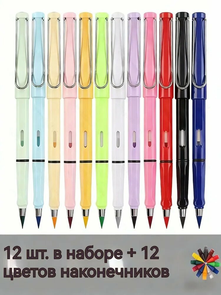 Карандаш, твердость: HB (Твердо-мягкий), толщина: 0.5 мм, 12 шт.