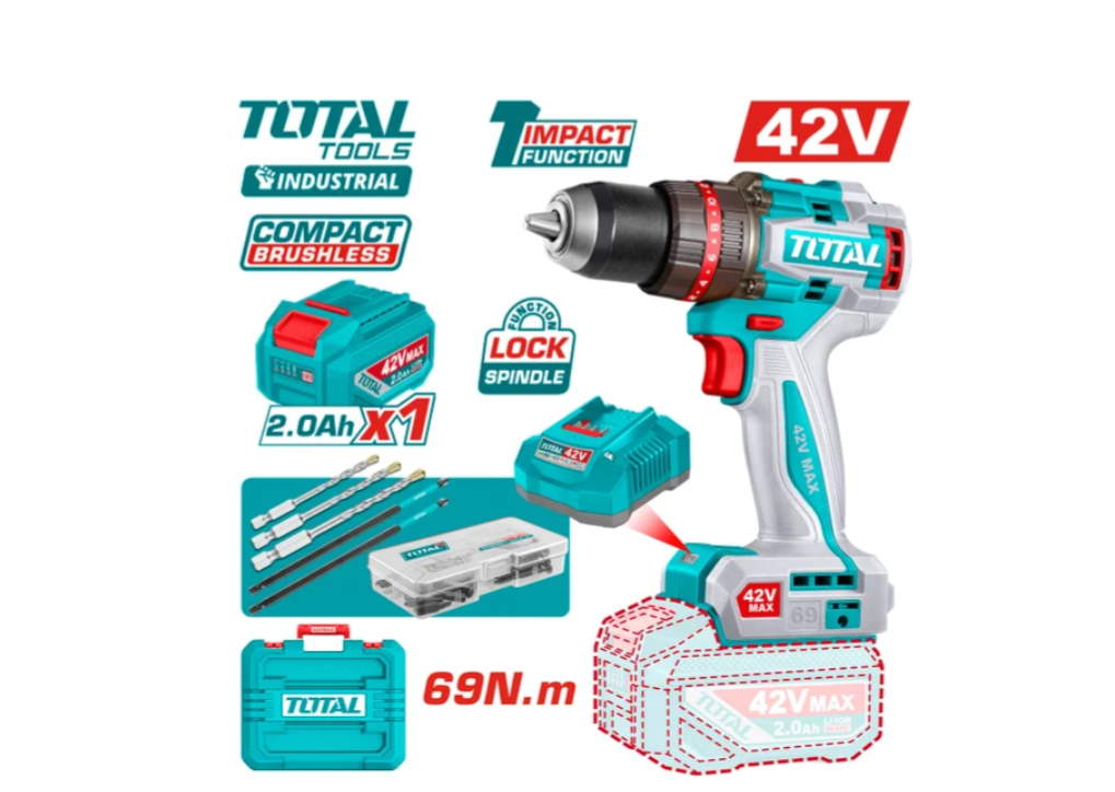 Дрель-шуруповерт Total TIDLI426981
