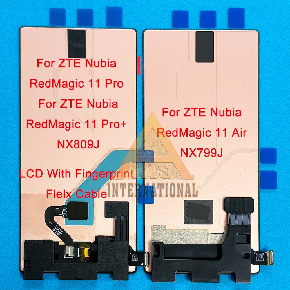 6,85-дюймовый оригинальный AMOLED-дисплей для ZTE Nubia Red Magic 11 Air NX799J, 10 11 Air NX799J