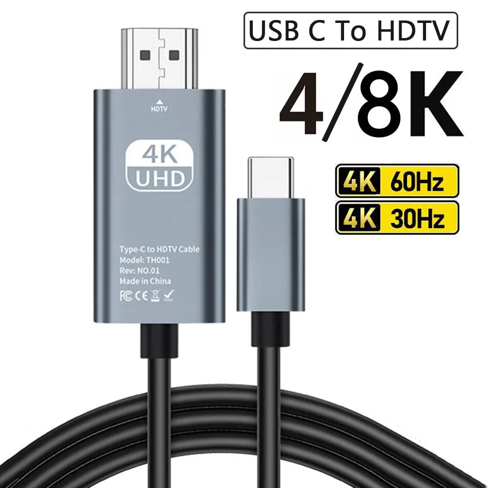 USB C - HDMI кабель 4K 30Hz