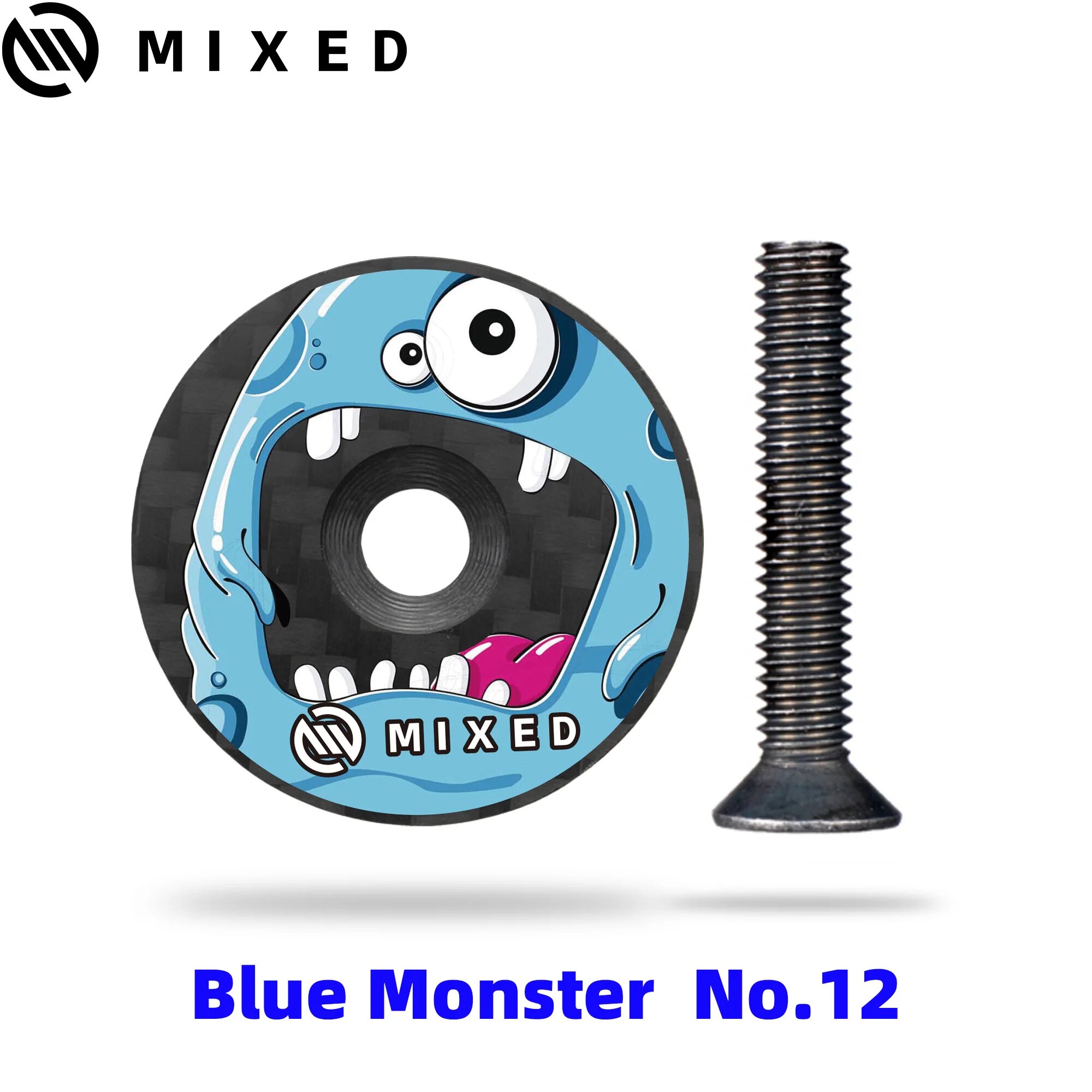 Крышка выноса руля Blue Monster No.12, Синий