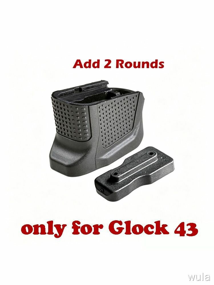 Удлинённое дно для Glock 43, алюминий