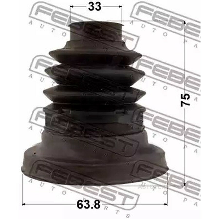 Пыльник шруса внешний MERCEDES BENZ E-CLASS 211 4 MATIC 2002-2009 1617P-212R FEBEST 1617P212R