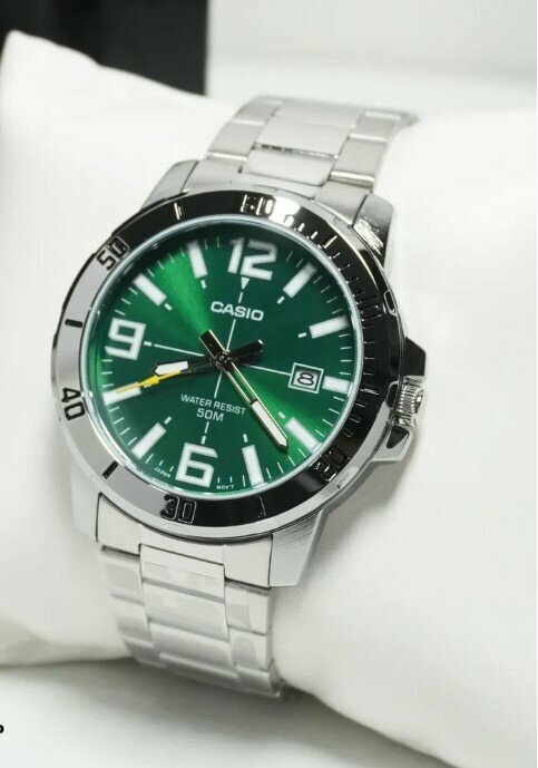 Наручные часы CASIO Collection Men, зеленый, — фото 1