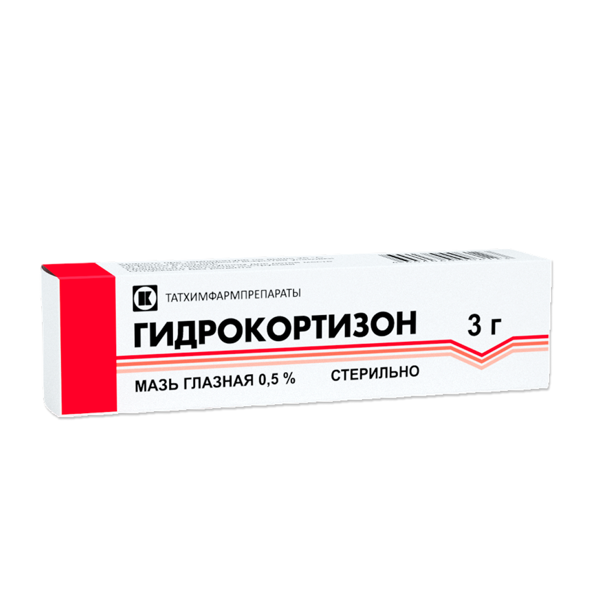 Гидрокортизон, мазь глазная 0.5%, 3 г