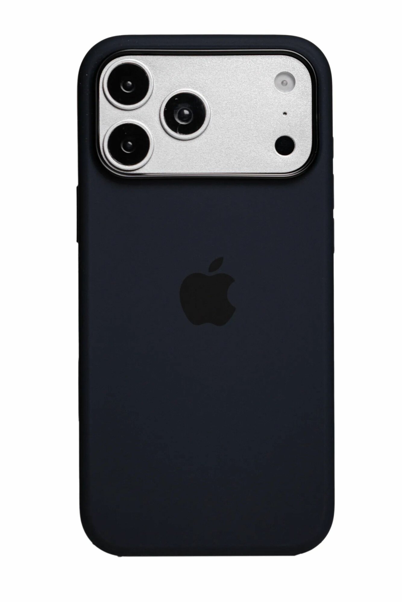 Силиконовый чехол на iPhone 17 Pro, Silicone Case with MagSafe / чёрный (Black)
