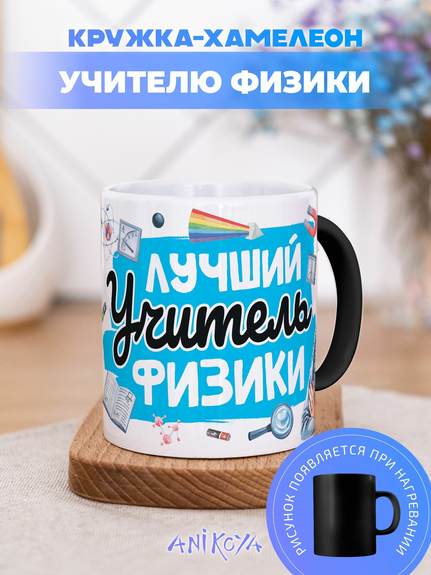 Кружка подарочная хамелеон для учителя физики