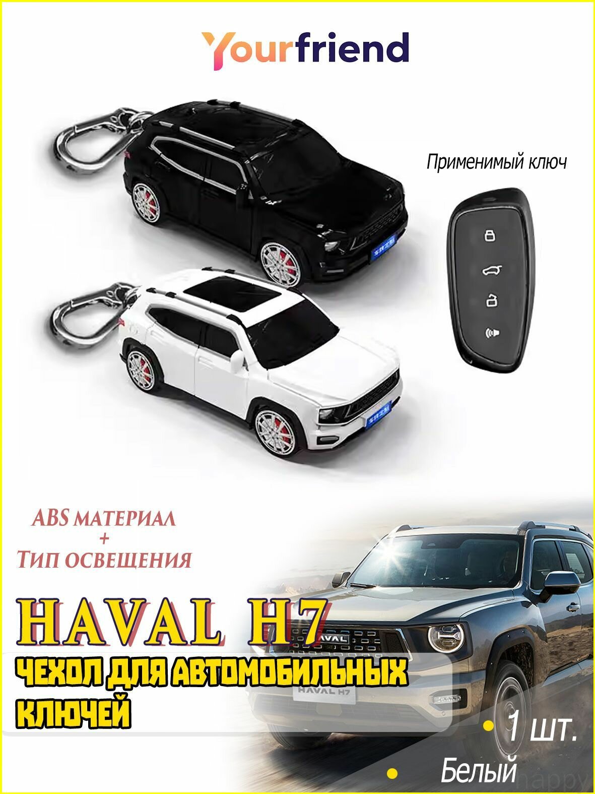 Haval Чехол брелка автосигнализации, 1 шт.