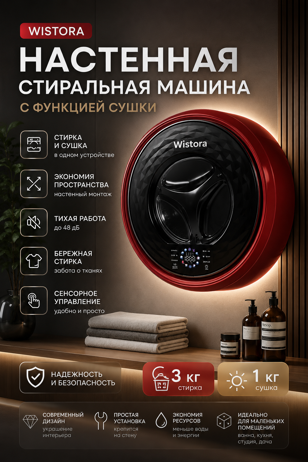Стиральная машина с сушкой подвесная. Настенная стиральная машина узкая.