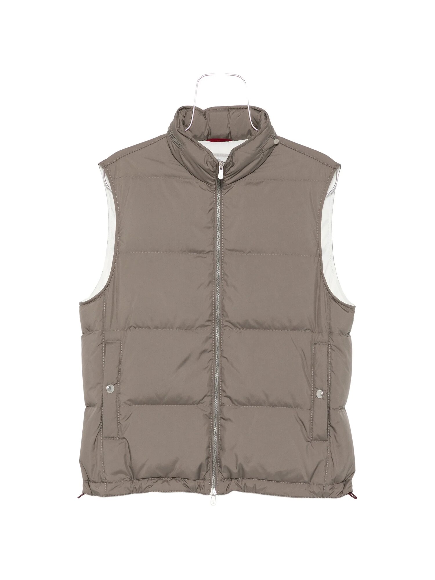 Жилет Lightweight techno-fabric down vest with packable hood