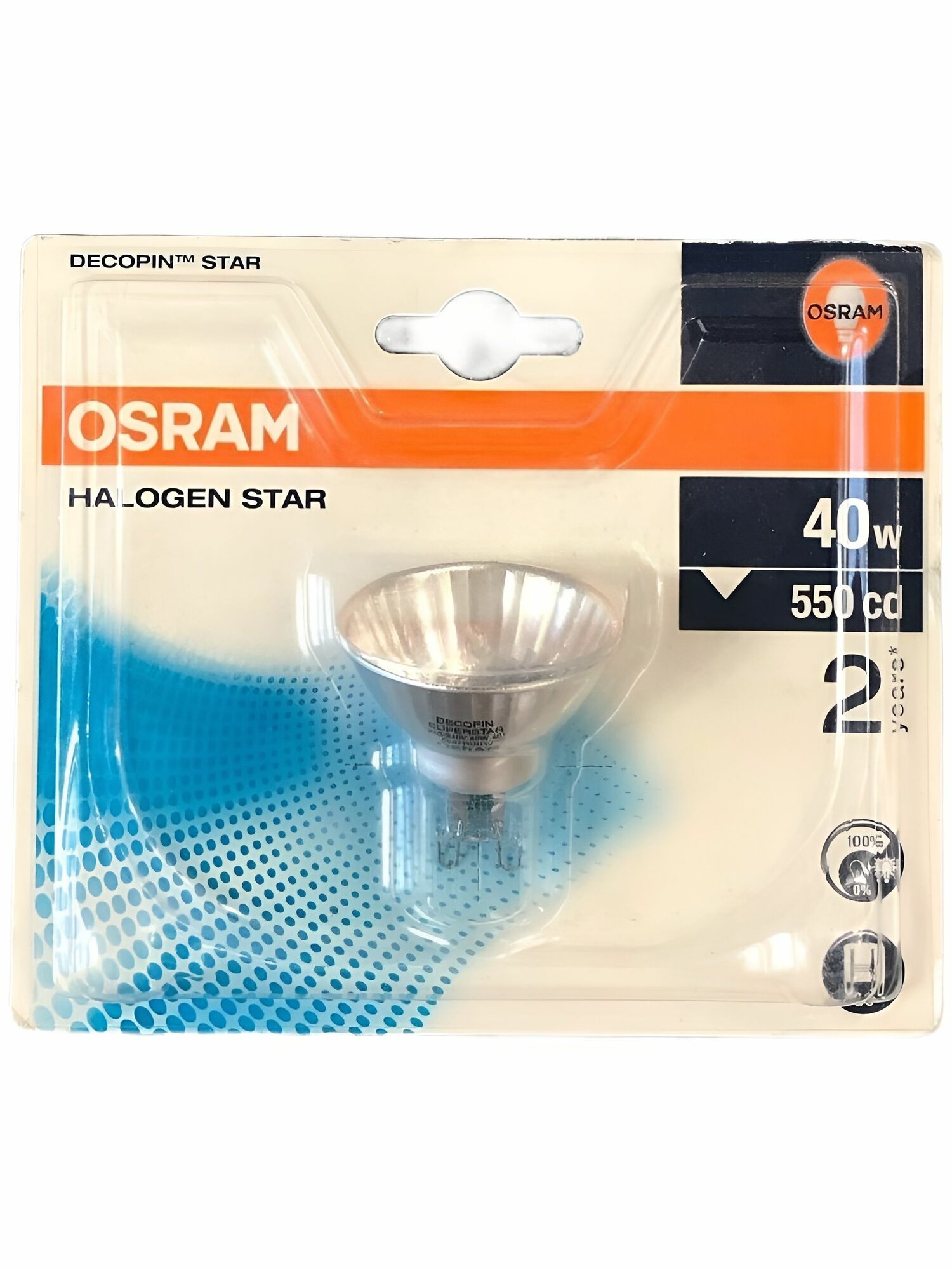 Лампа Osram G9 40W 60040 ST галоген теплый свет