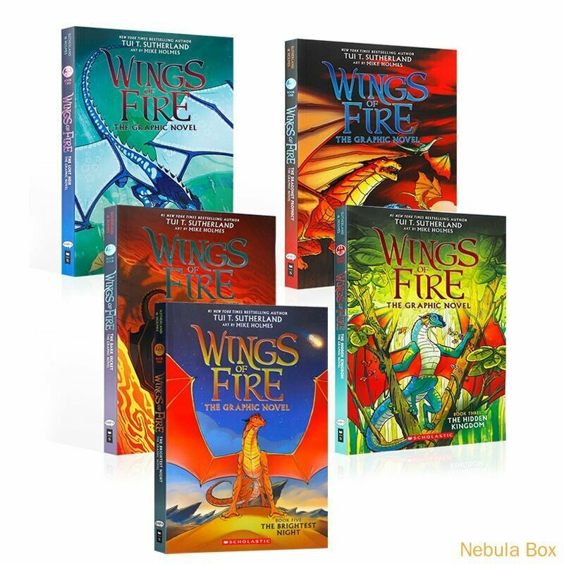 Wings of Fire Comic version 1-5 volumes sold together