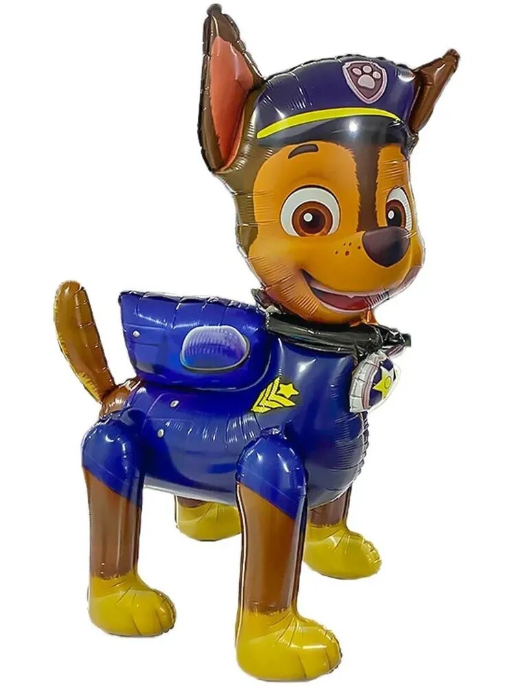 Шар 3D (46'/117 см) Фигура, Щенок Полицейский, 1 шт. в уп.