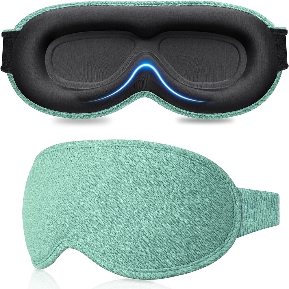 3D маска для сна Slaapmasker Tpye B-Green