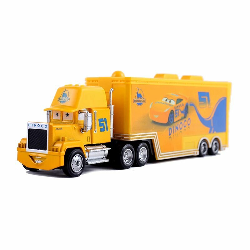 TAKARA TOMY Cars Молния Маккуин, грузовик, 1:55, Желтый, 15