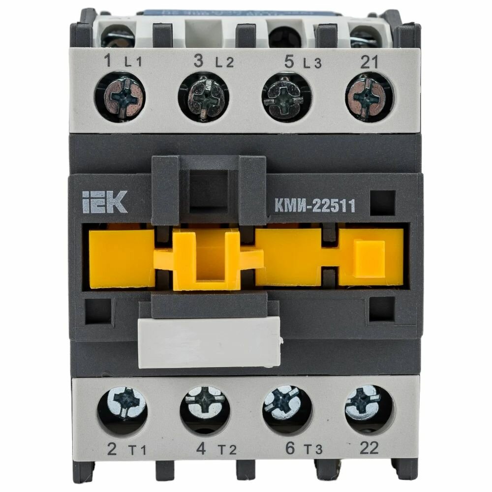 Контактор IEK КМИ-22511, 25А, 400В/АС3, 1НЗ KKM21-025-400-01