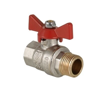 Valtec Кран шар. BASE, рукоятка бабочка 3/4 вн.-нар. VT.218. N.05