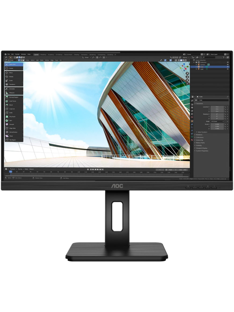 23.8 Монитор AOC Pro Q24P2Q 23.8 IPS 75 Гц 1xHDMI 1xDP