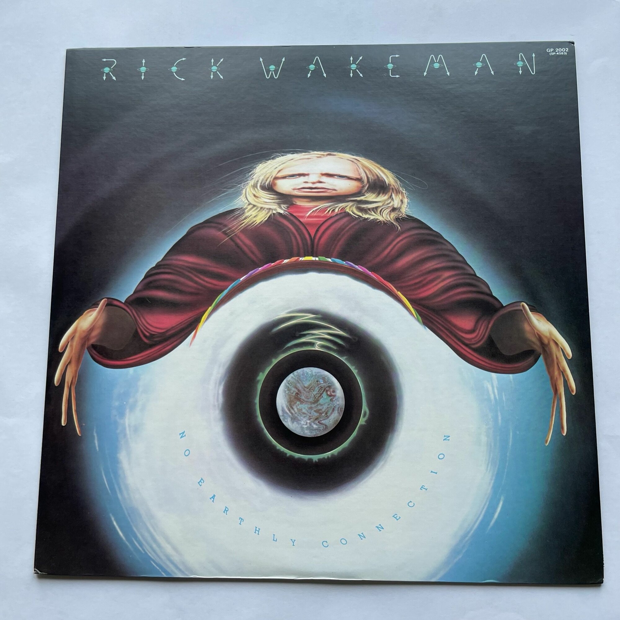 Винтажная виниловая пластинка LP Rick Wakeman And The English Rock Ensemble No Earthly Connection (Япония 1976) (Без Оби)