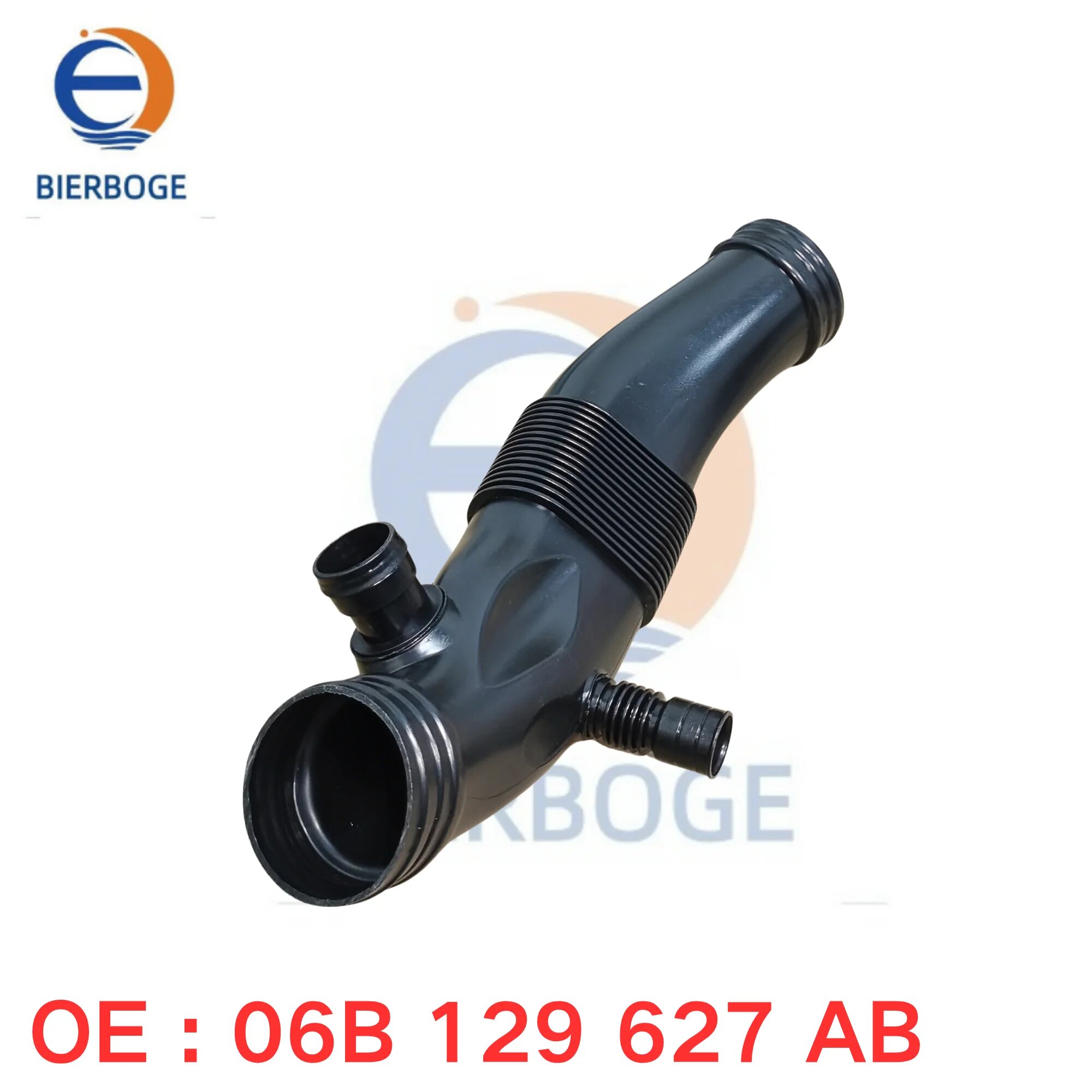 Подходит для деталей двигателя Audi A4 B6 B7 2,0, впускной шланг 06B 129 627 AB 06B129627AB, всасывающий впускной шланг, трубка