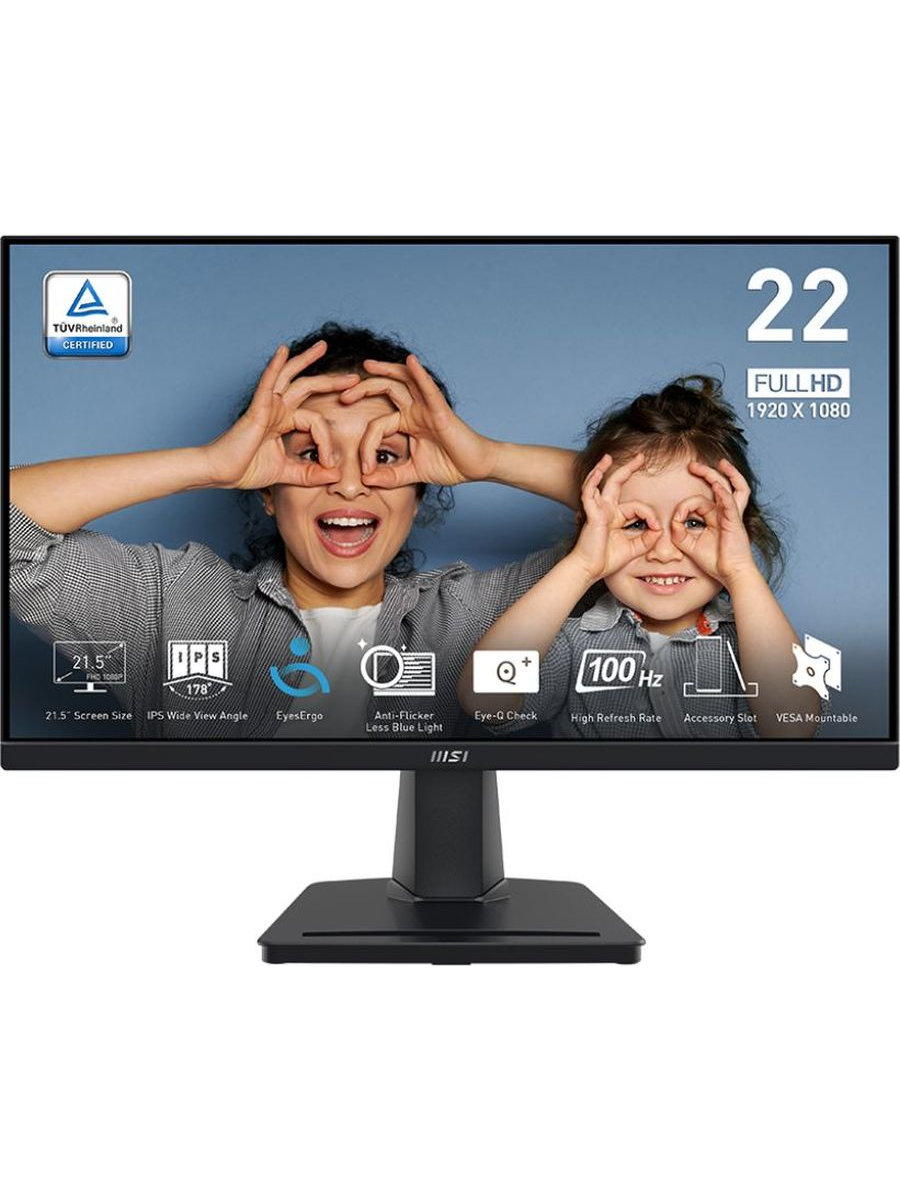 21.5 Монитор MSI Pro MP225 21.5 IPS 100 Гц 1xHDMI