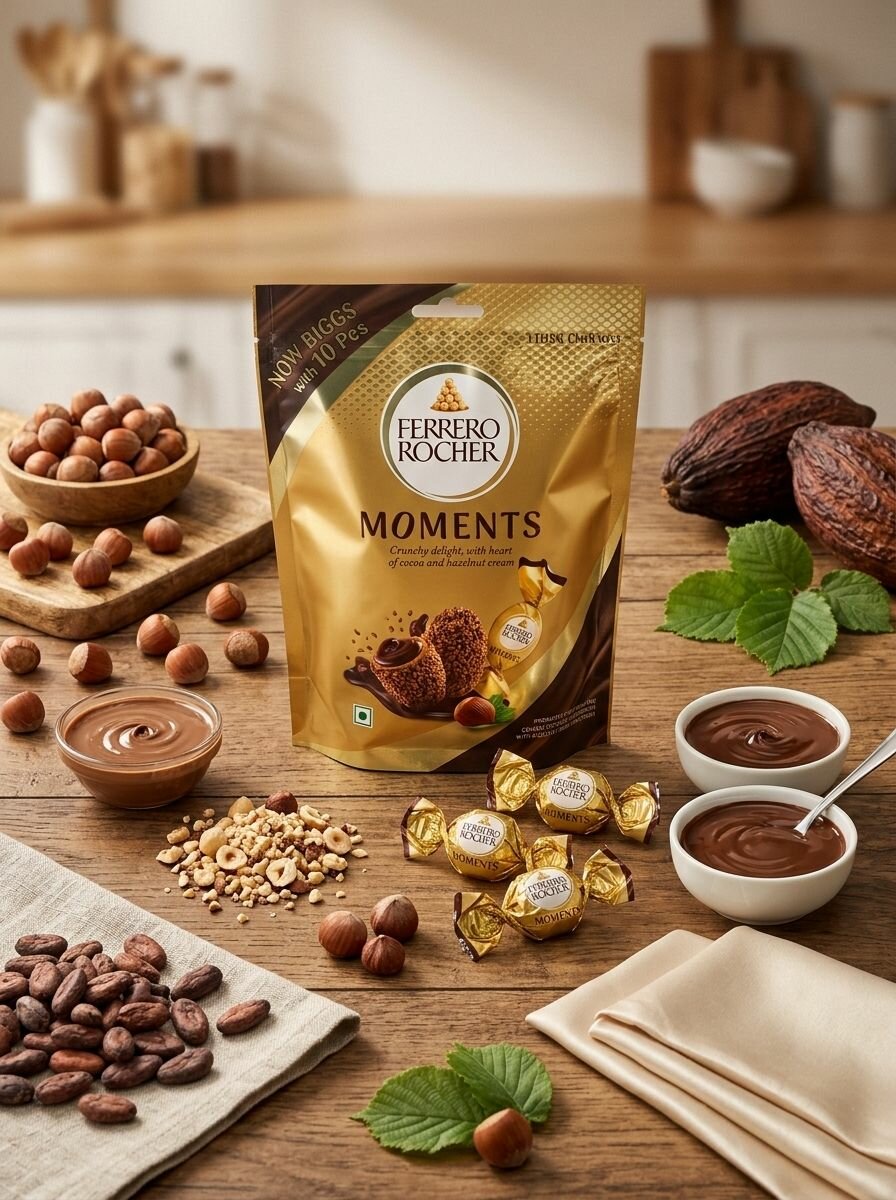 Шоколадные конфеты Ferrero Rocher Moments/Ферреро Роше Моментс 58гр