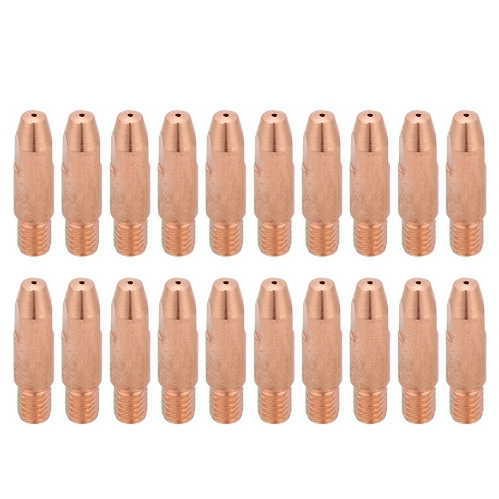 20 шт. Медные контактные наконечники M6 для горелки Binzel 24KD MIG/MAG 0.8 мм 0.8MM