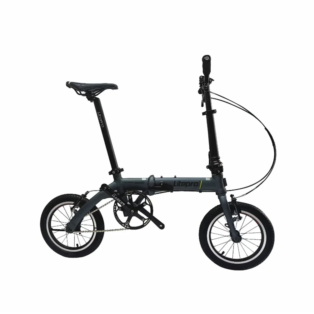 Легкий велосипед Litepro 14 16 дюймов с одинарной скоростью, складывающийся, из алюминиевого сплава, мини, внешняя 3-скоростная велосипедная машина