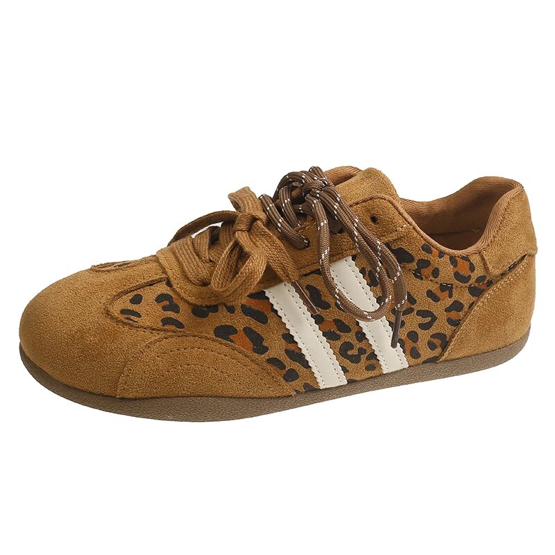 Леопардовые кроссовки женские, размер 39, цвет leopard print