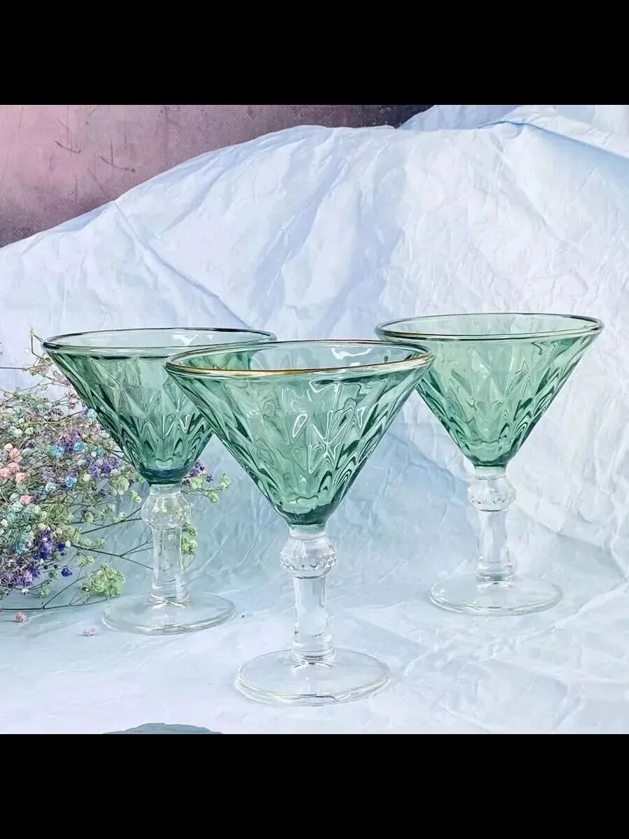 Креманки 6 шт, стеклянные, 200 мл