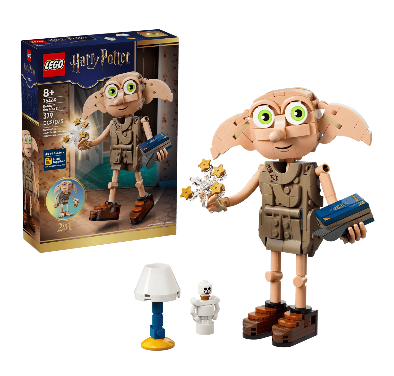Конструктор LEGO Harry Potter 76469 Добби - свободный эльф, 379 дет.
