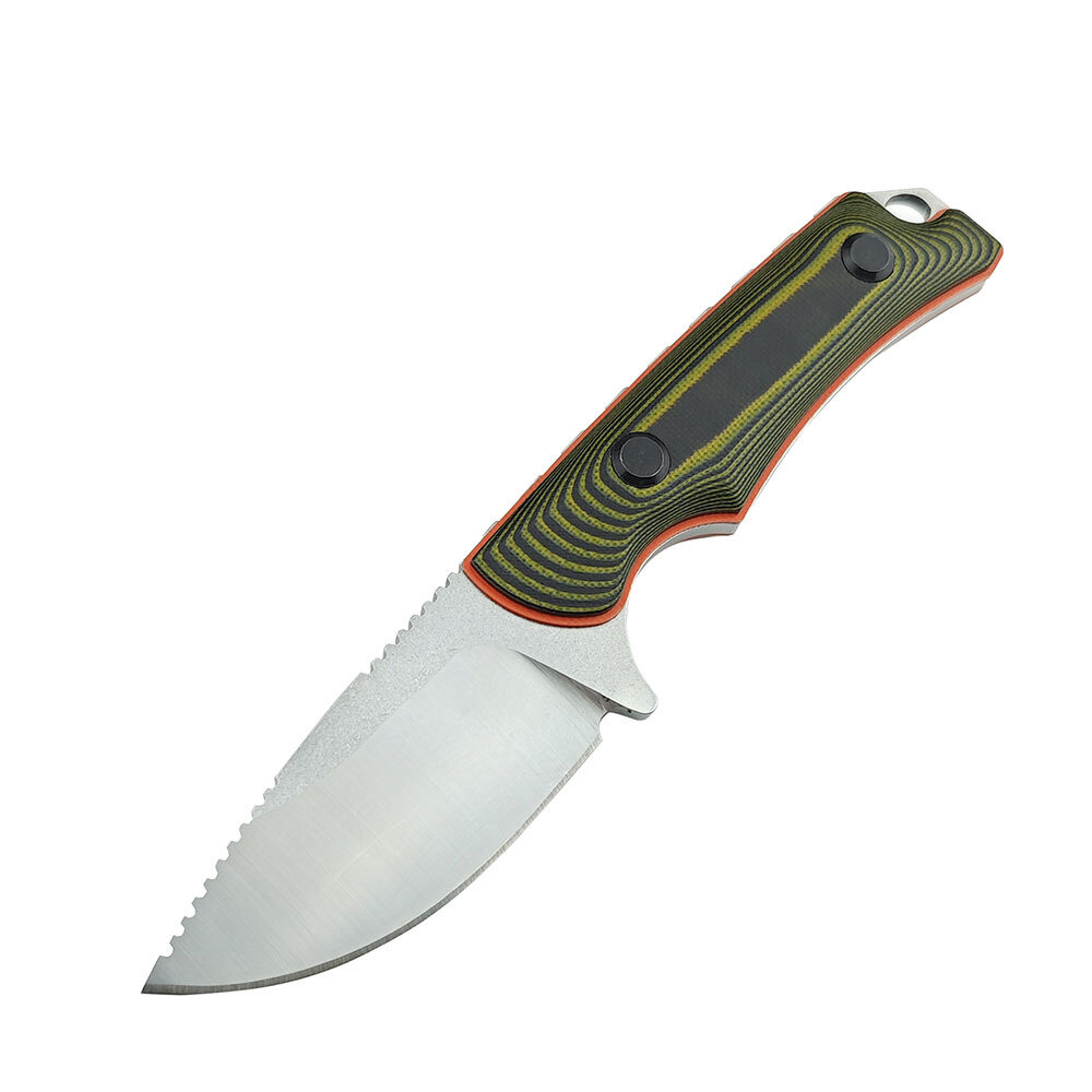 Benchmade15017K Охотничий нож EDC с двухцветной рукоятью G10 в комплекте с ножнами, портативный инструмент для выживания и личной защиты