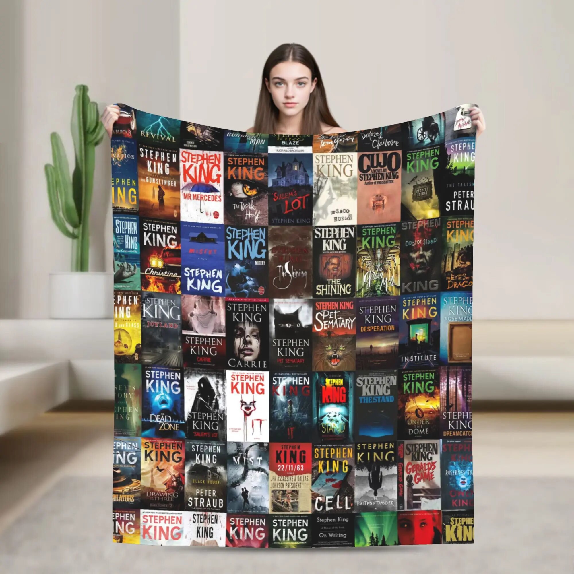Плед Stephens Kings Books из флиса 153x204cm, 1
